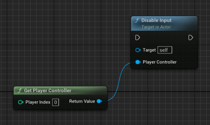 【UE5】 Disable Input