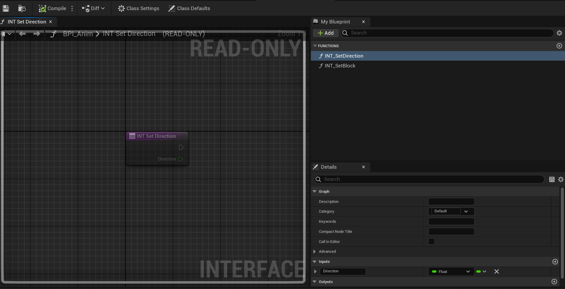 【UE5】 Blueprint Interface