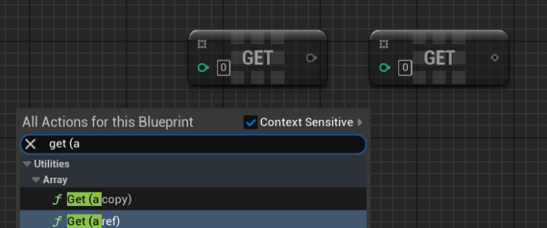 【UE5】 Get(a ref),(a copy)