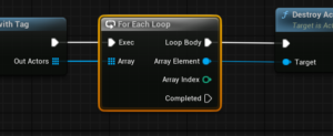 【UE5】 For Each Loop