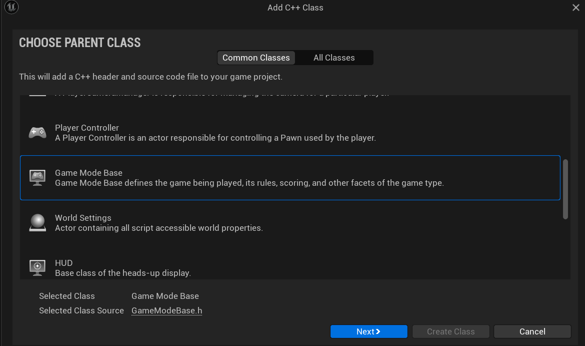 【UE5】GameModeクラスを作成する【2D】