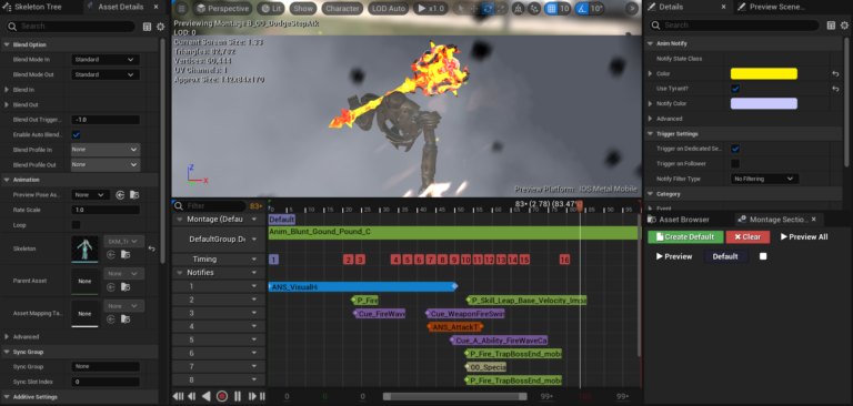 【UE5】 Animation Montage
