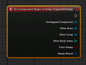 【UE5】 On Component Begin Overlap