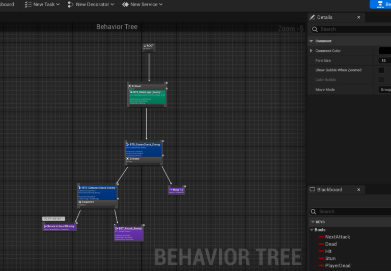【UE5】 Behavior Tree