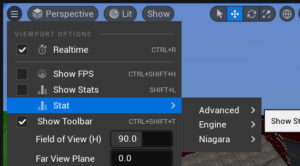 【UE5】 Stat コマンド