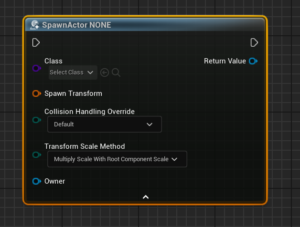 【UE5】 Spawn Actor from Class