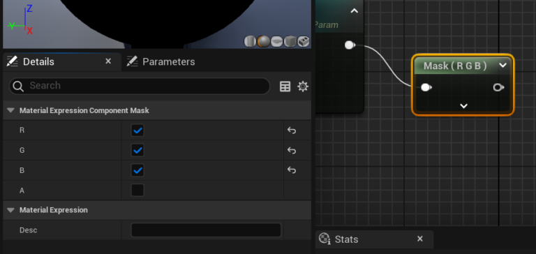 【UE5】 ComponentMask (Mask)