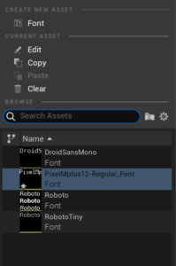 【UE5】フォントを変更する方法