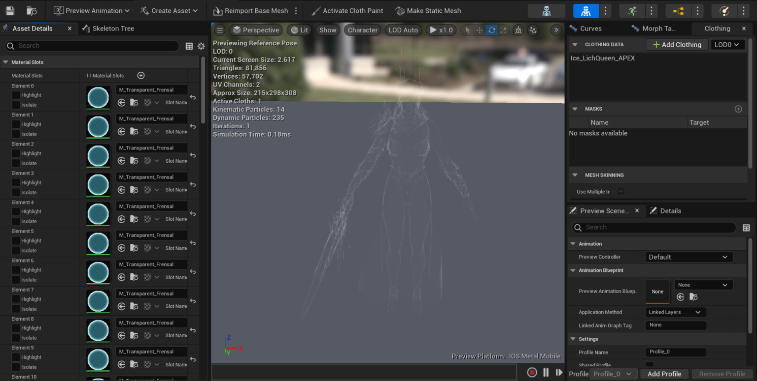 【UE5】 Skeletal Mesh