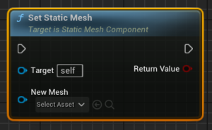 【UE5】 Set Static Mesh